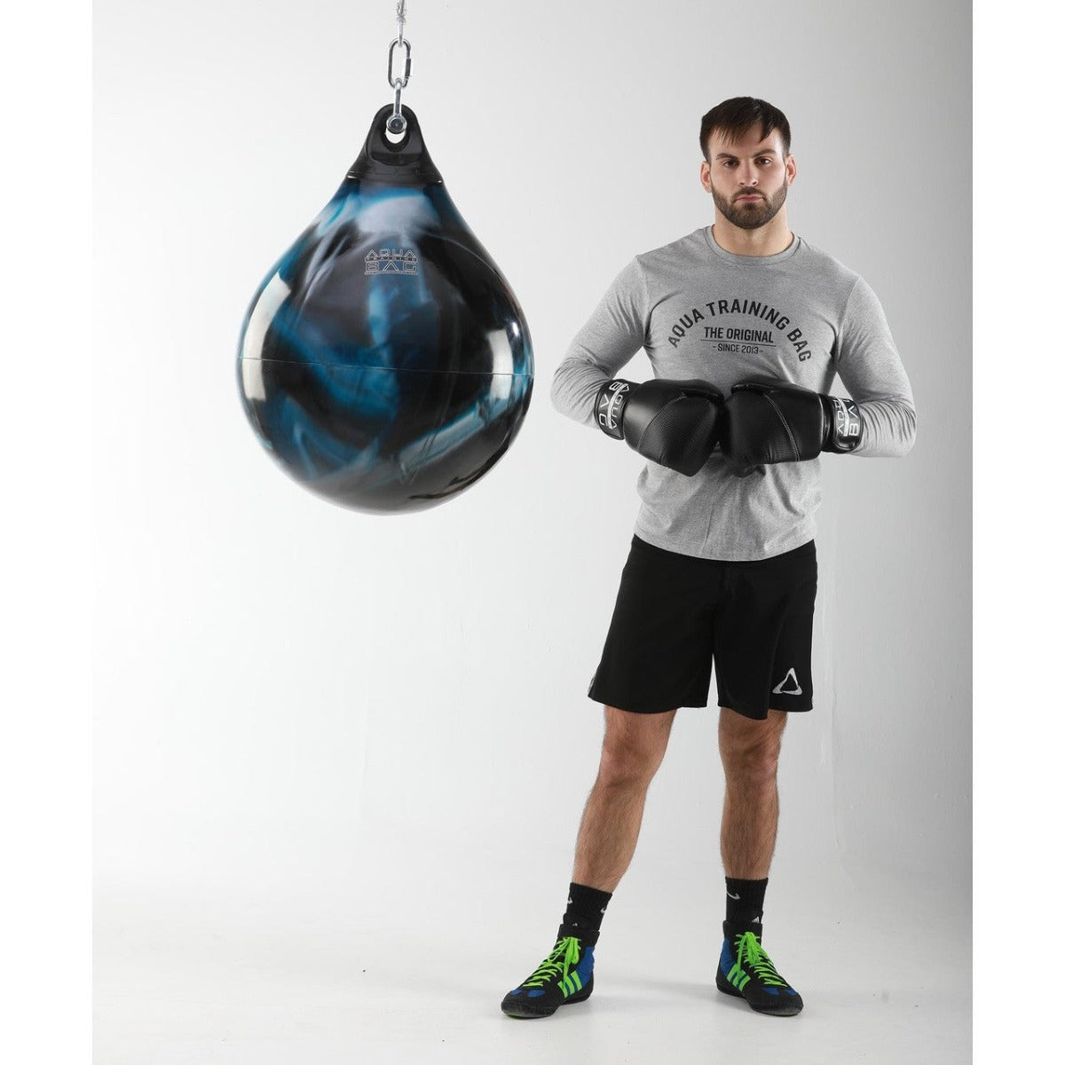 21" 190lb. Aqua Punching Bag - Bad Boy Blue Water Filled Heavy Bag ...