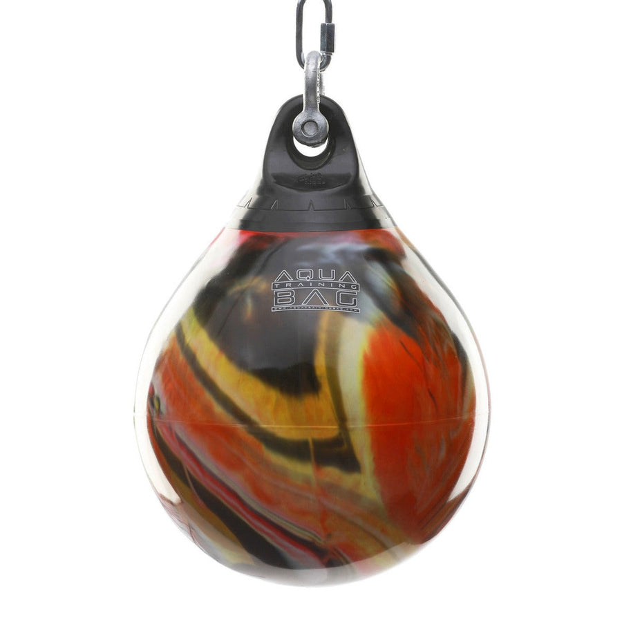 15" 75lb Aqua Punching Bag - Fireball Orange Water Filled Heavy Bag ...